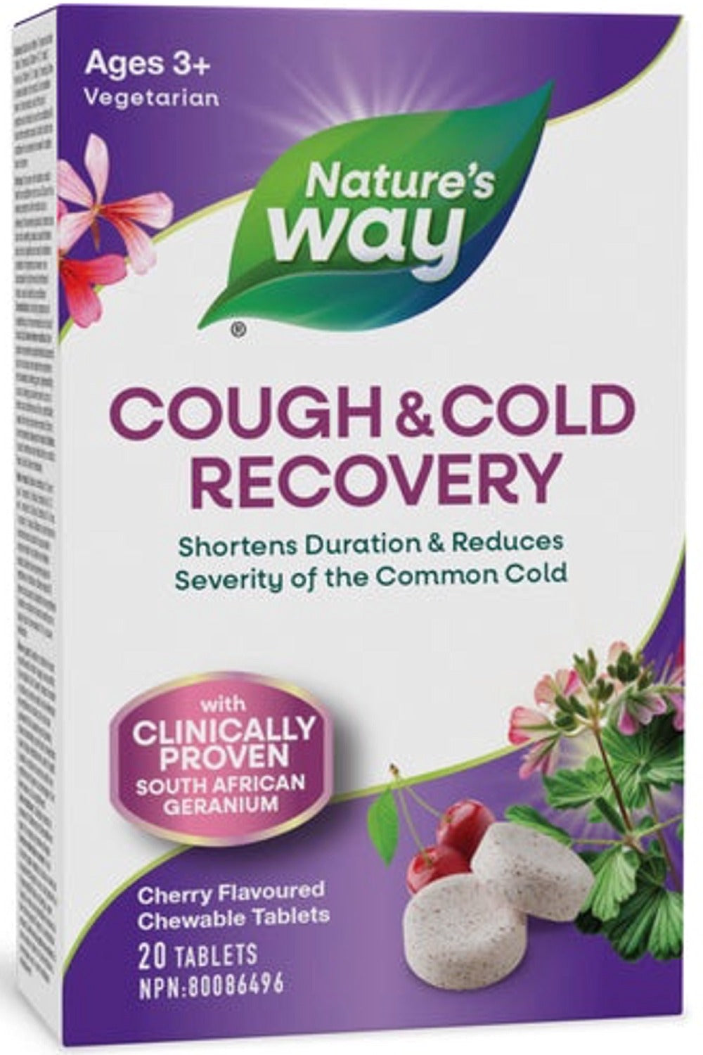 NATURE'S WAY Cough & Cold Recovery (Cherry - 20 Chew Tabs) – Down to ...