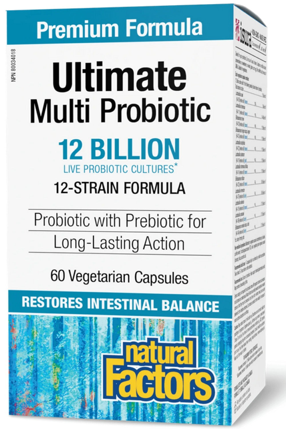 NATURAL FACTORS Ultimate Multi Probiotic (12 Billion - 60 vcaps) – Down ...